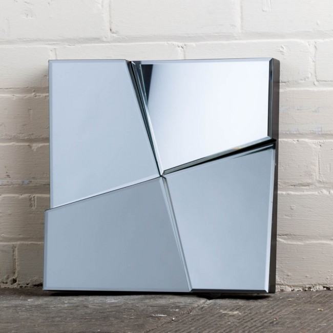 This stunning Petite Range Jagged Square Mirror is available from stock ...