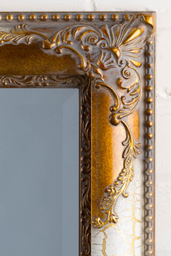 This stunning Traditional Snakeskin White Mirror is available from ...